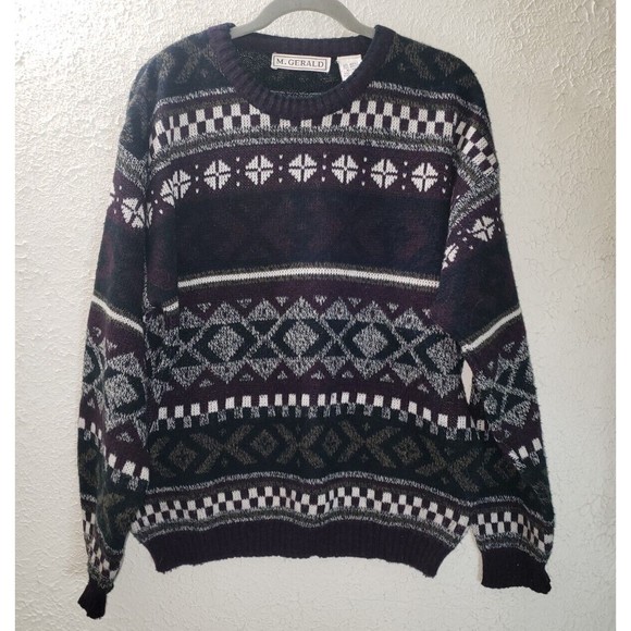 Michael Gerald | Sweaters | Vintage M Gerald Sz Xl Sweater Crew Neck ...